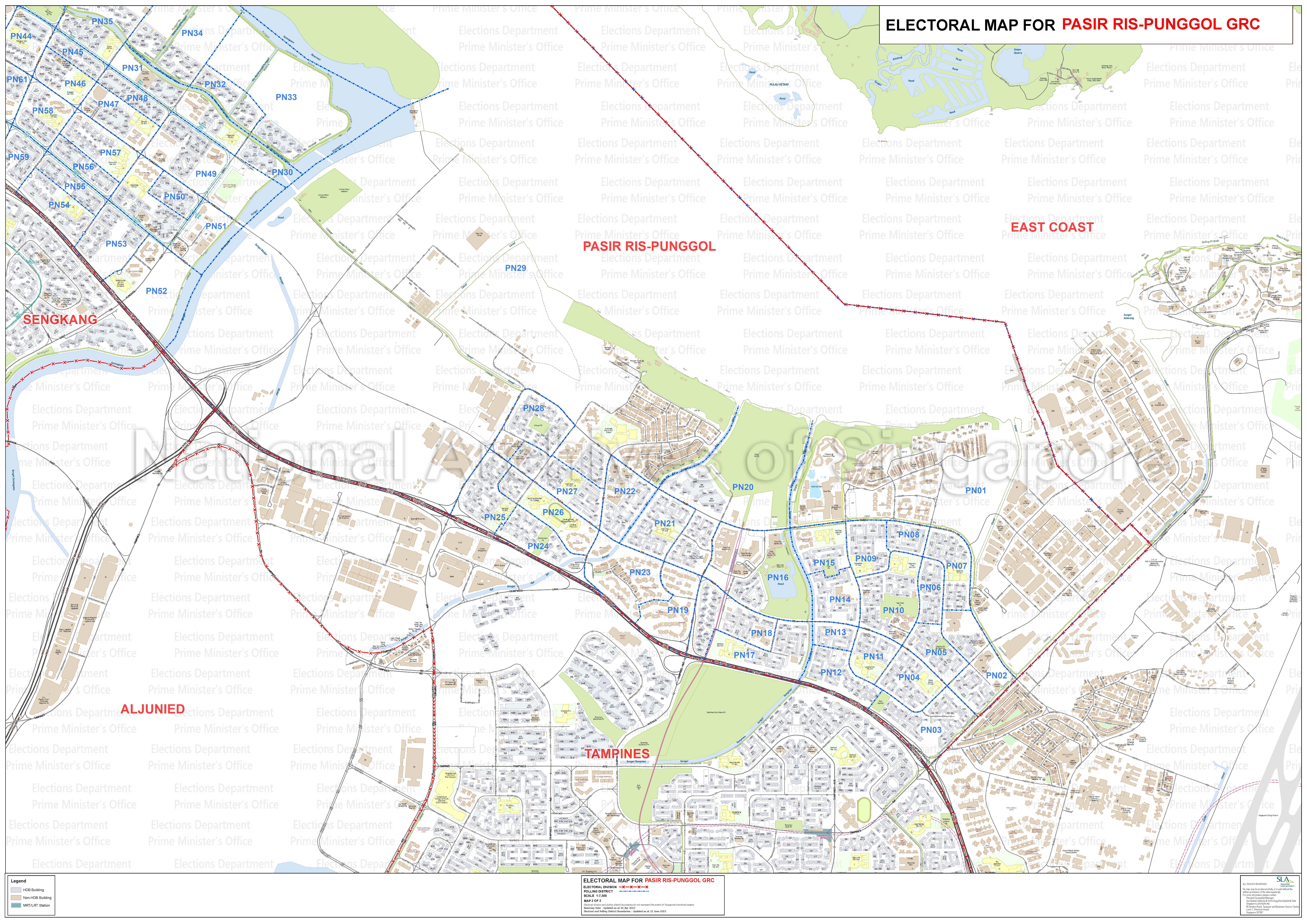 PE2023 Electoral Division & Polling District Boundary Maps