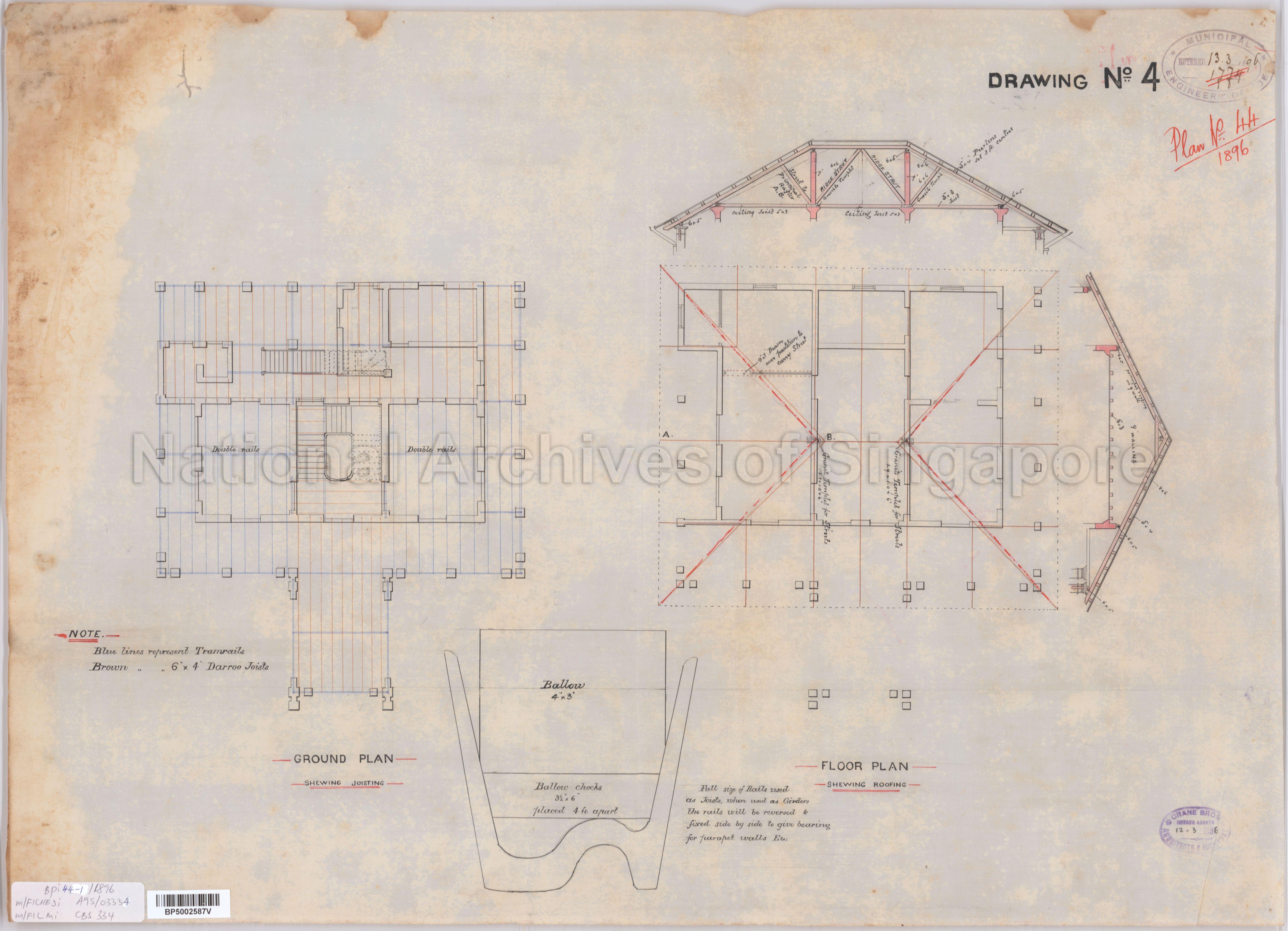 A COMPOUND HOUSE, DRAWING NO.4