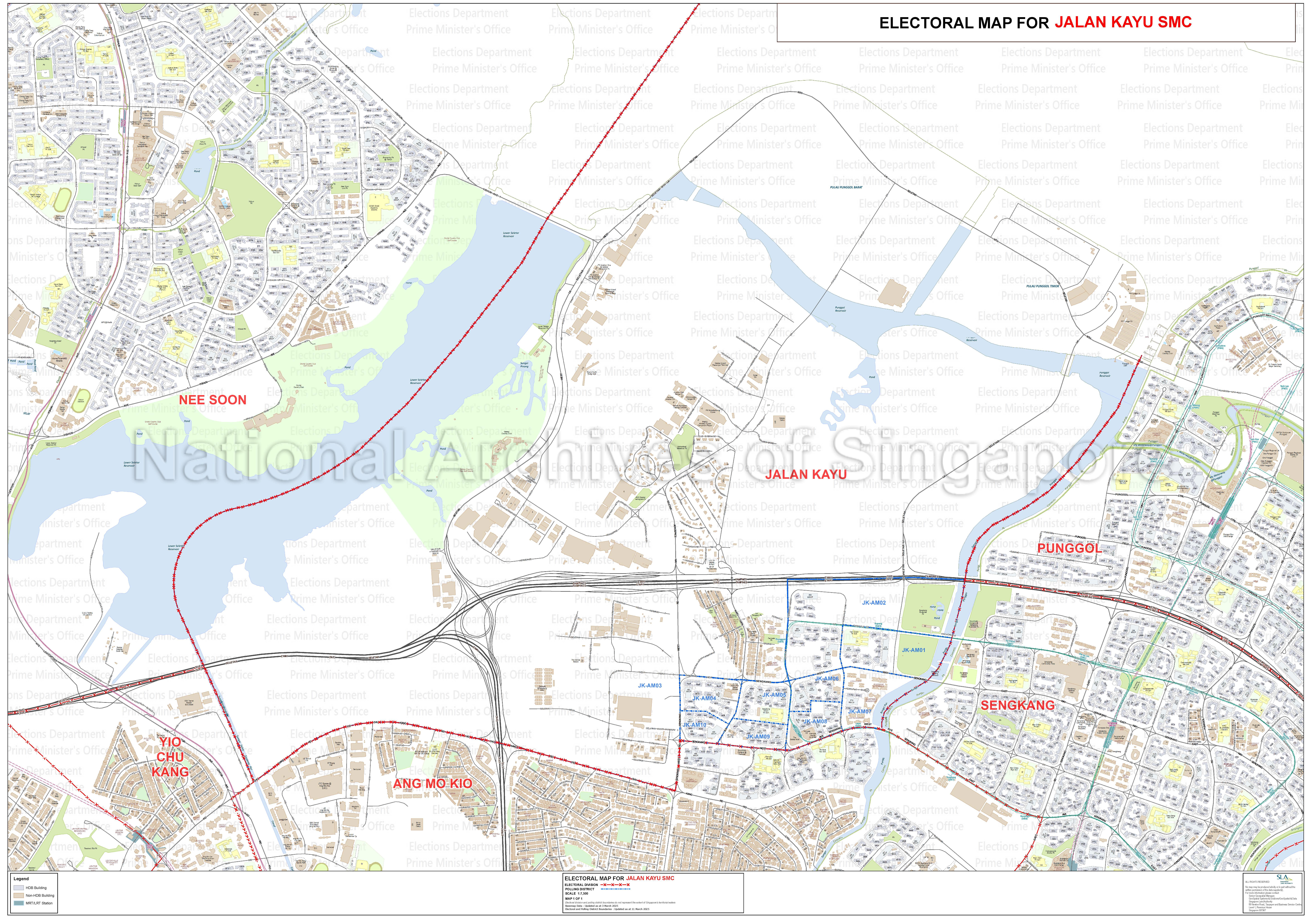 GE2025 Electoral Division & Polling District Boundary Maps