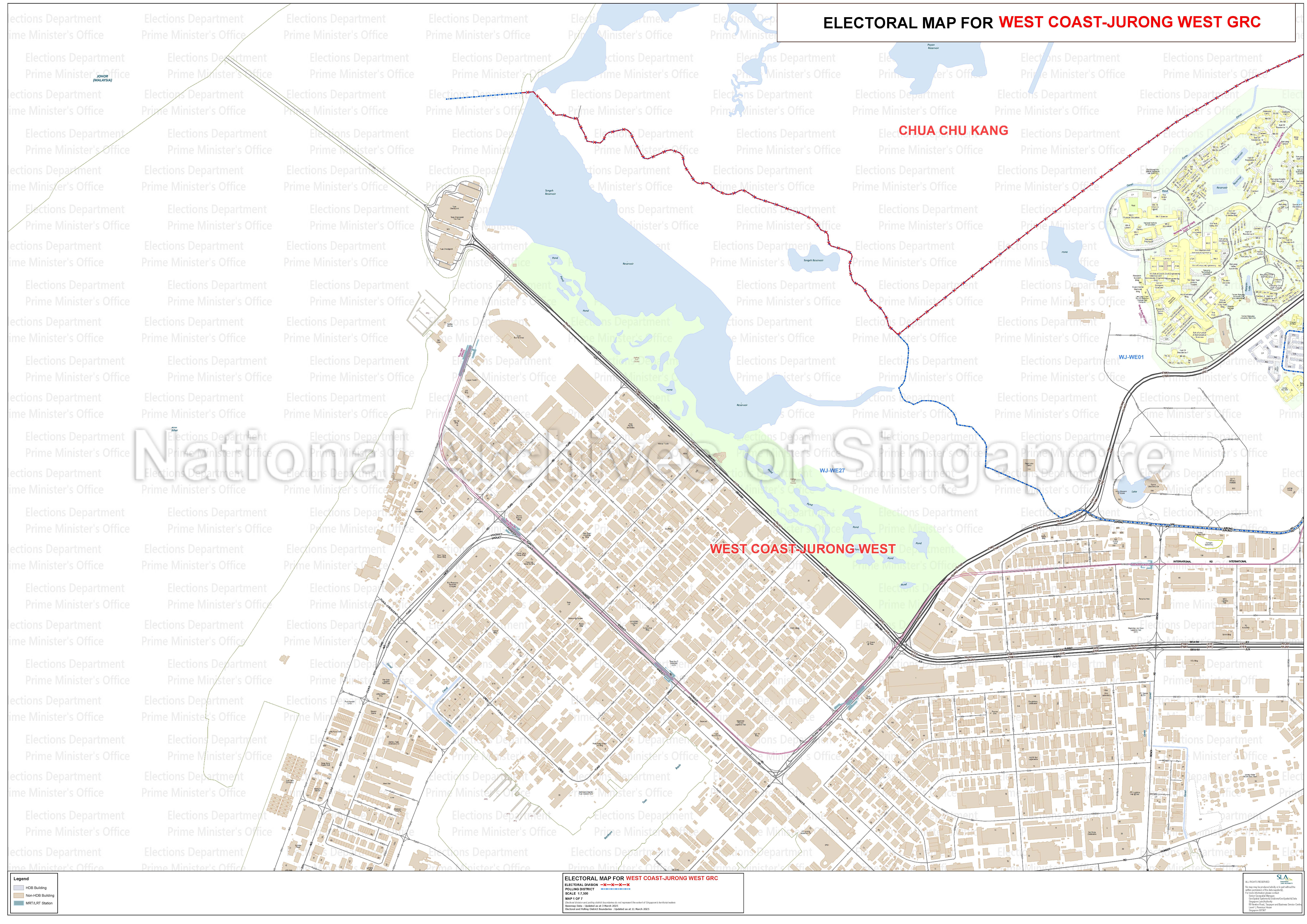 GE2025 Electoral Division & Polling District Boundary Maps