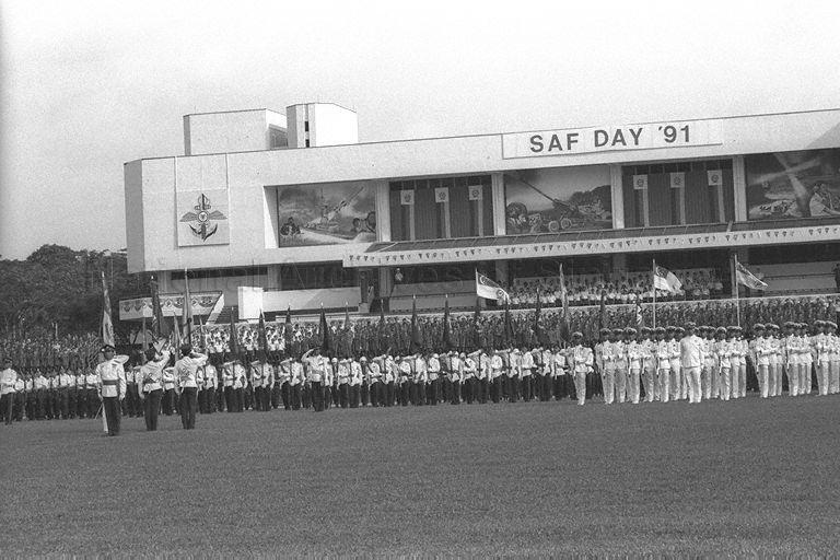 Taken at: Singapore Armed Force (SAF) Day Parade 1991 at