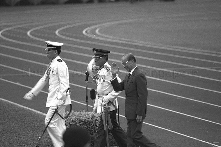 National Day Parade 1992 at National Stadium -- View of