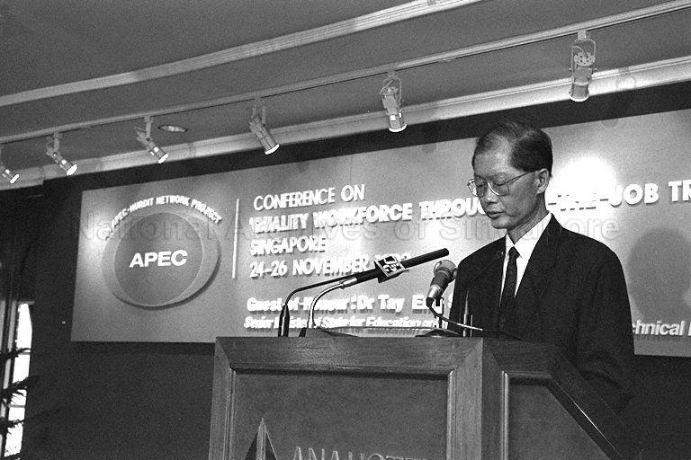 Senior Minister of State for Education Dr Tay Eng Soon