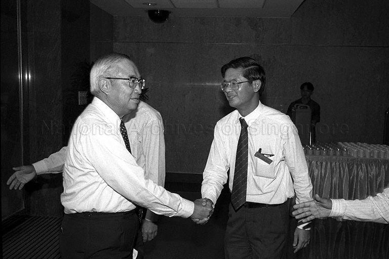 Minister for Finance and National Development Dr Richard Hu