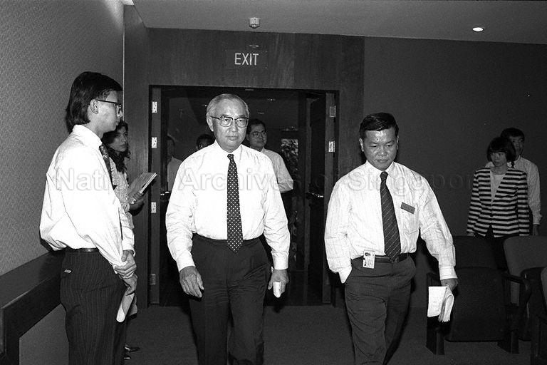 Minister for Finance and National Development Dr Richard Hu