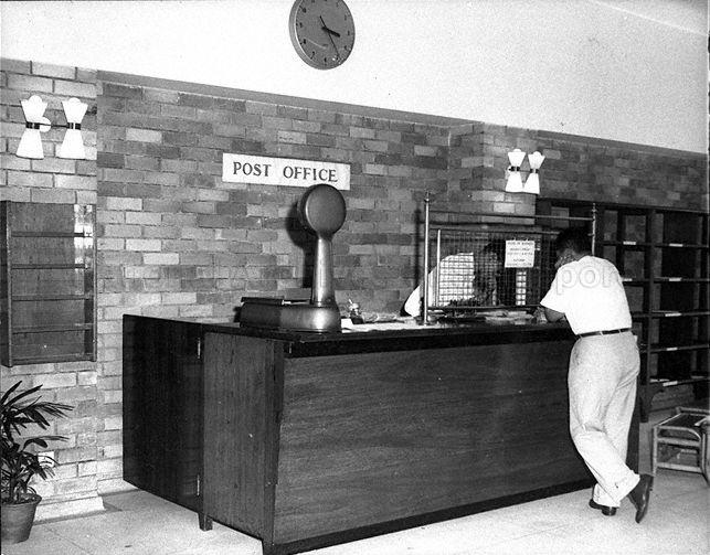 A special post office counter put in service to provide
