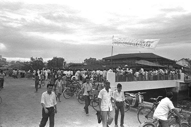 Opening of Syed Alwi Road Bridge, one of the reinforced