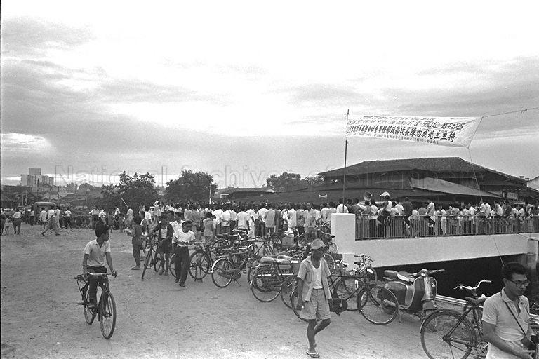 Opening of Syed Alwi Road Bridge, one of the reinforced