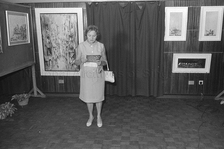 Piroska Feher, wife of Minister for Culture S Rajaratnam