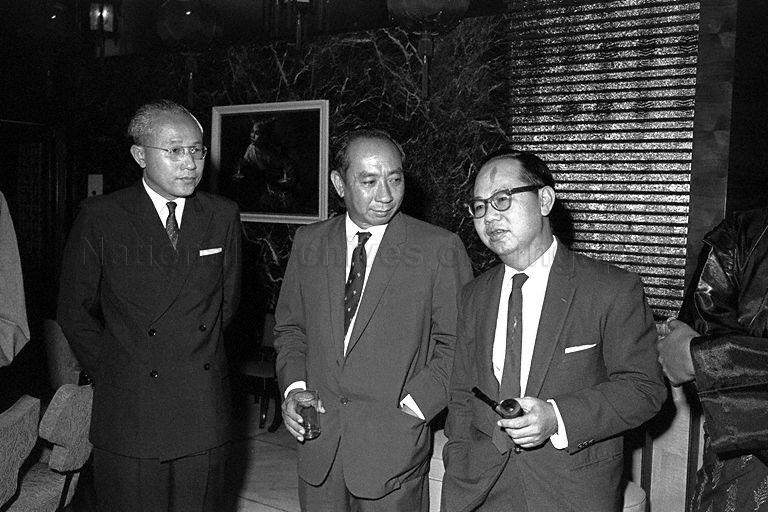 MINISTER OF FINANCE DR GOH KENG SWEE AT DINNER HOSTED BY THE