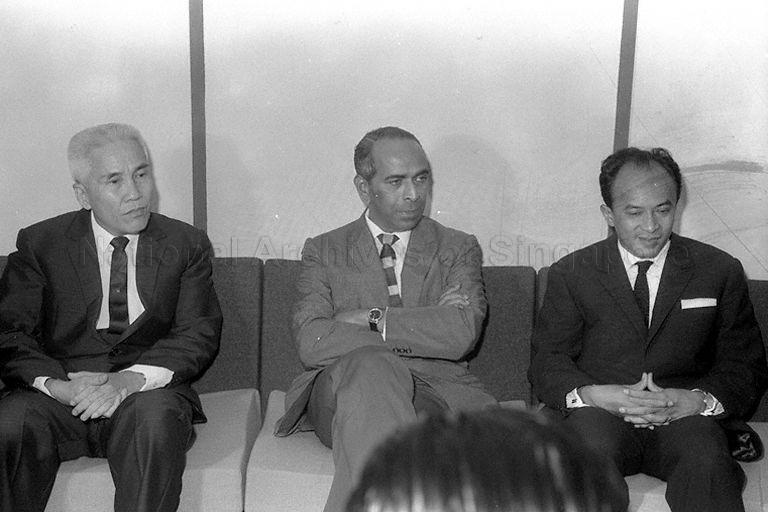 Cambodian Prime Minister Prince Norodom Kantol (right)