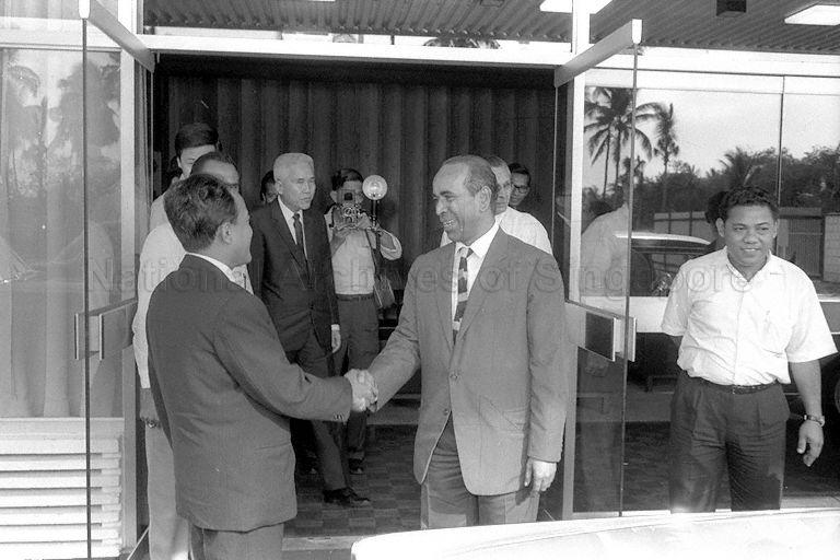 Cambodian Prime Minister Prince Norodom Kantol and Minister