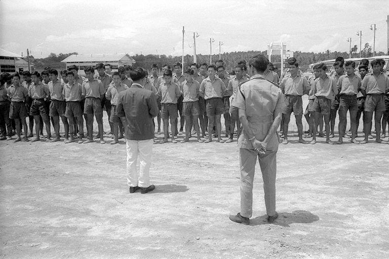 DEPUTY PRIME MINISTER DR TOH CHIN CHYE SPEAKING TO WORKERS'