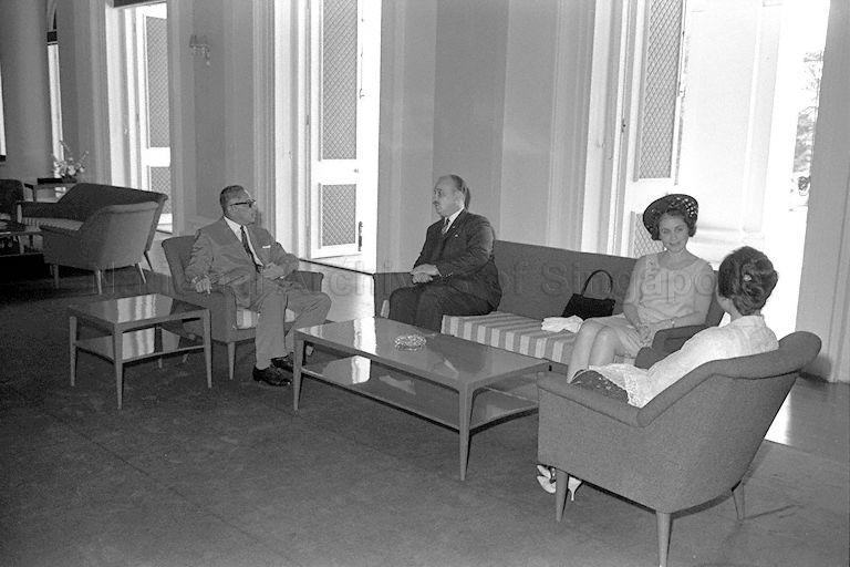 DUTCH CONSUL-GENERAL IN SINGAPORE W THORN LEESON AND HIS