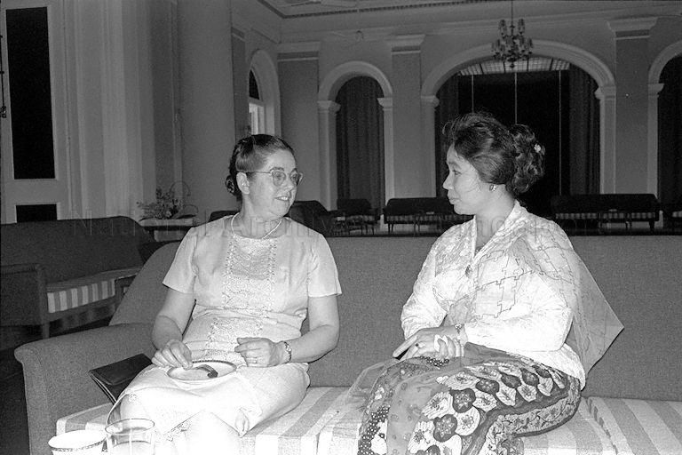 Mrs Arthur Bottomley, wife of British Commonwealth Relations