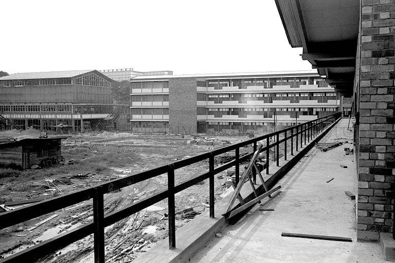 Construction site of Kim Seng Technical School along Kim