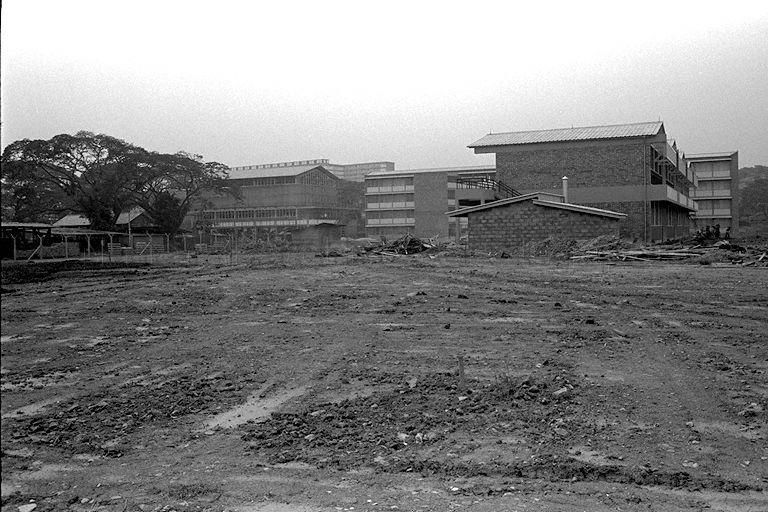 Construction site of Kim Seng Technical School along Kim