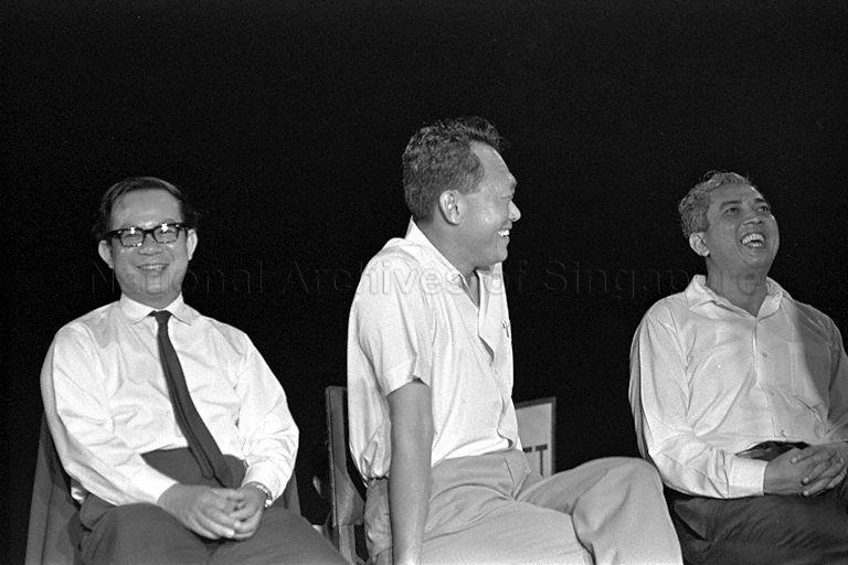 DEPUTY PRIME MINISTER DR TOH CHIN CHYE WITH PRIME MINISTER