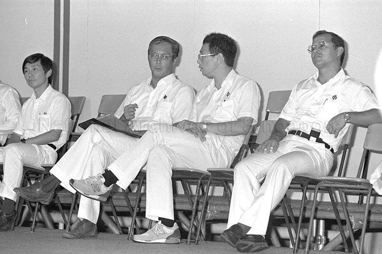 People's Action Party (PAP) at its first mass rally led by