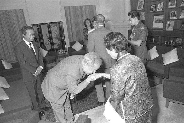 Cambodian Prince Norodom Sihanouk and his wife Princess