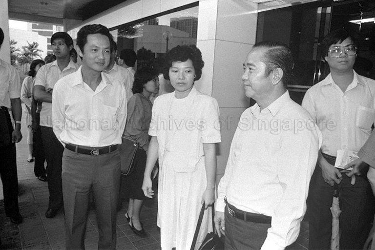 From left (front), Minister for Communications and