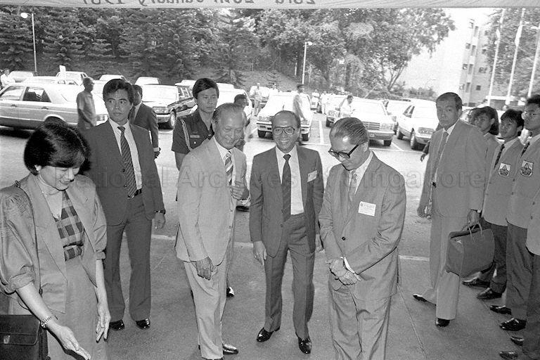 President Wee Kim Wee and Brunei's Education Minister Pehin