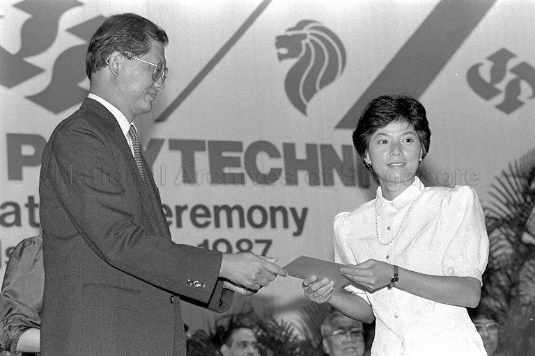 Minister of State for Education Dr Tay Eng Soon presenting