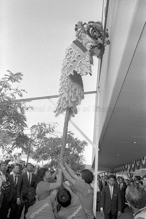 FINANCE MINISTER DR RICHARD HU AT THE OFFICIAL OPENING OF