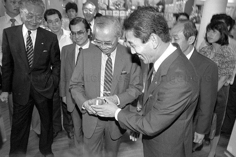 FINANCE MINISTER DR RICHARD HU AT THE OFFICIAL OPENING OF