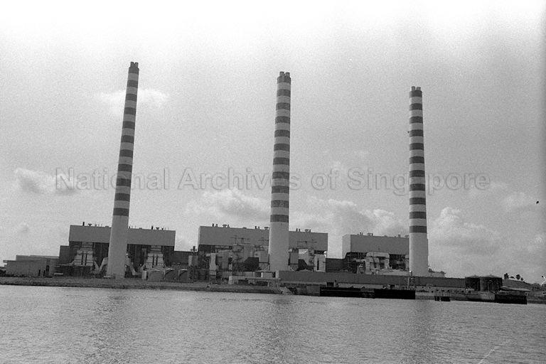 View of Senoko Power Station where Minister for Trade and