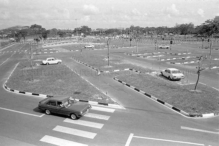View of the test circuit at the newly opened Kampong Ubi