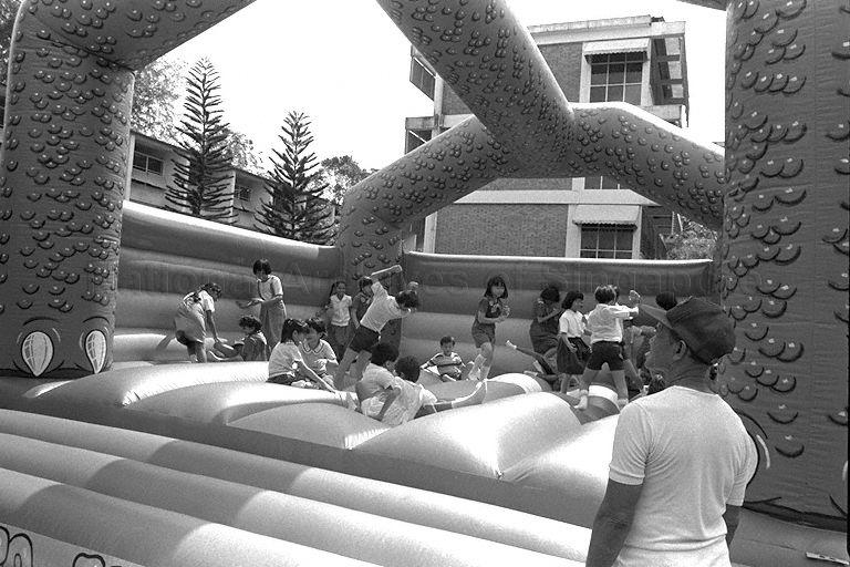 View of fun fair organised by Singapore Girl Guides