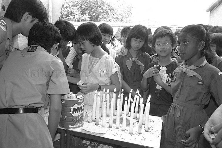 View of fun fair organised by Singapore Girl Guides