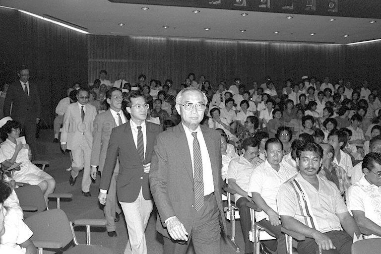 Minister for Finance and Health Dr Richard Hu Tsu Tau