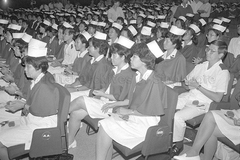 School of Nursing graduands attending graduation ceremony