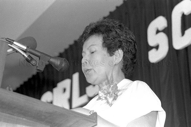 Principal of St Nicholas Girls' School Mrs Hwang-Lee Poh See