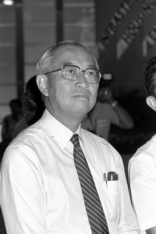 Minister for Finance and Health Dr Richard Hu Tsu Tau at