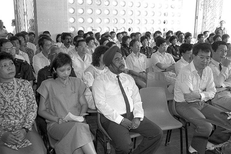 View of guests attending the launch of Senoko Industrial