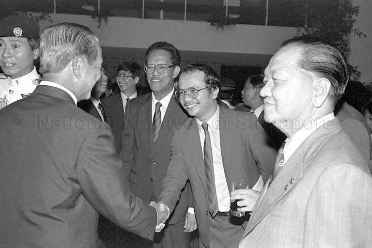 PRESIDENT WEE KIM WEE WITH ENVIRONMENT MINISTER DR AHMAD