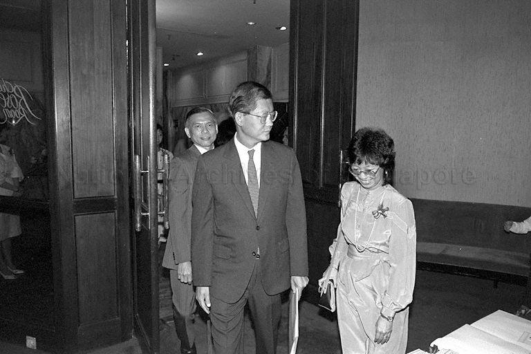 Minister of State for Education Dr Tay Eng Soon (left)