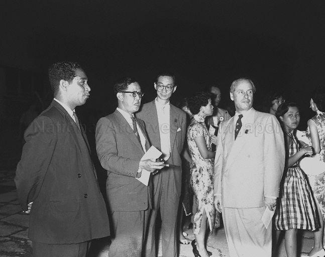 (From left) Organising secretary of Singapore Youth Sports