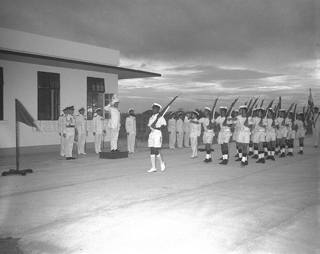 GOVERNOR OF SINGAPORE SIR WILLIAM GOODE OPENS THE NEW