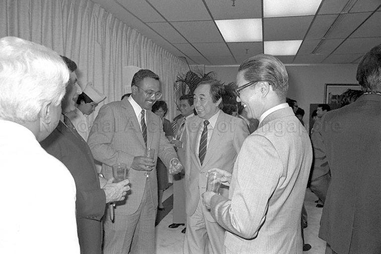 From right, Minister for Trade and Industry Dr Tony Tan Keng
