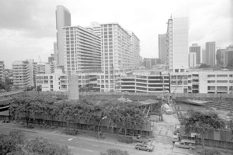 CHINATOWN - VIEW OF CHINATOWN POINT UNDER CONSTRUCTION WITH