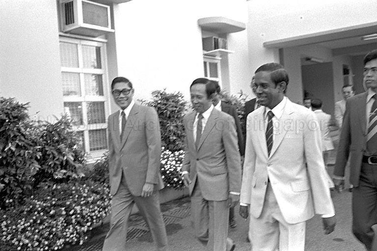 From left, Minister for Home Affairs Chua Sian Chin,