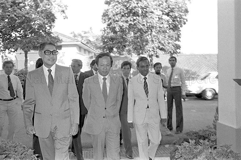 From left, Minister for Home Affairs Chua Sian Chin,