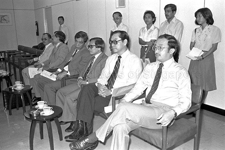 View of Malaysian delegates visiting Ministry of Home