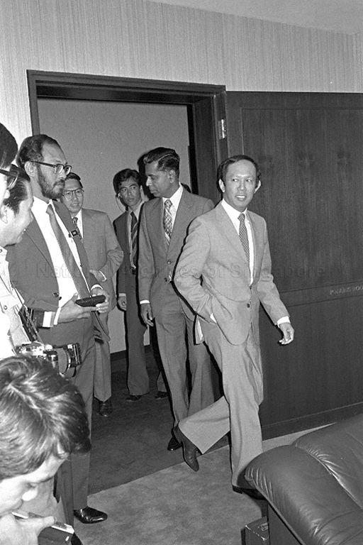 Malaysian Deputy Prime Minister Datuk Musa Hitam arriving