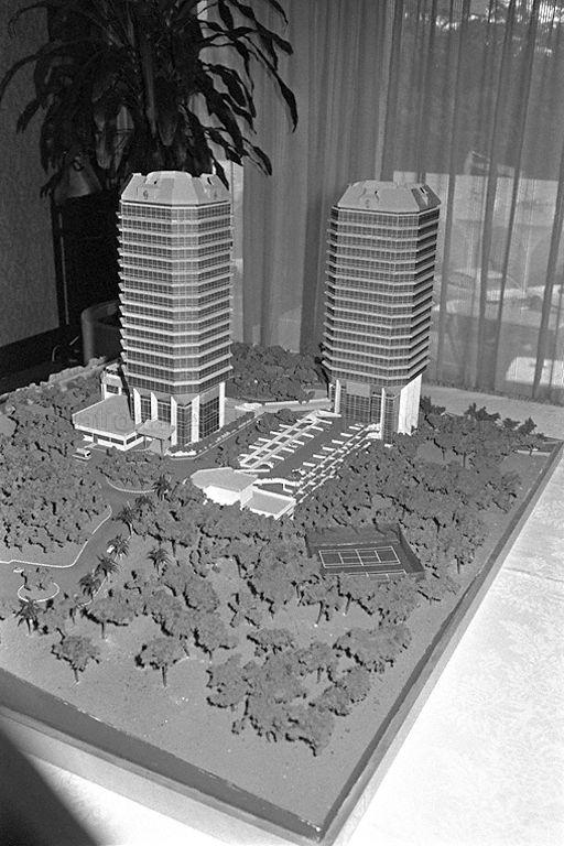 Scale model of new SLF Complex on display at Orchard Room,