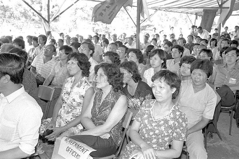 Punggol residents attending forum with Minister without